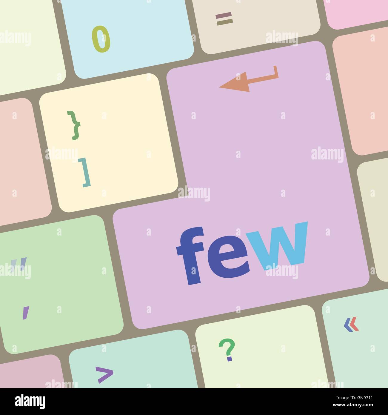 Few alphabet Stock Vector Images - Alamy