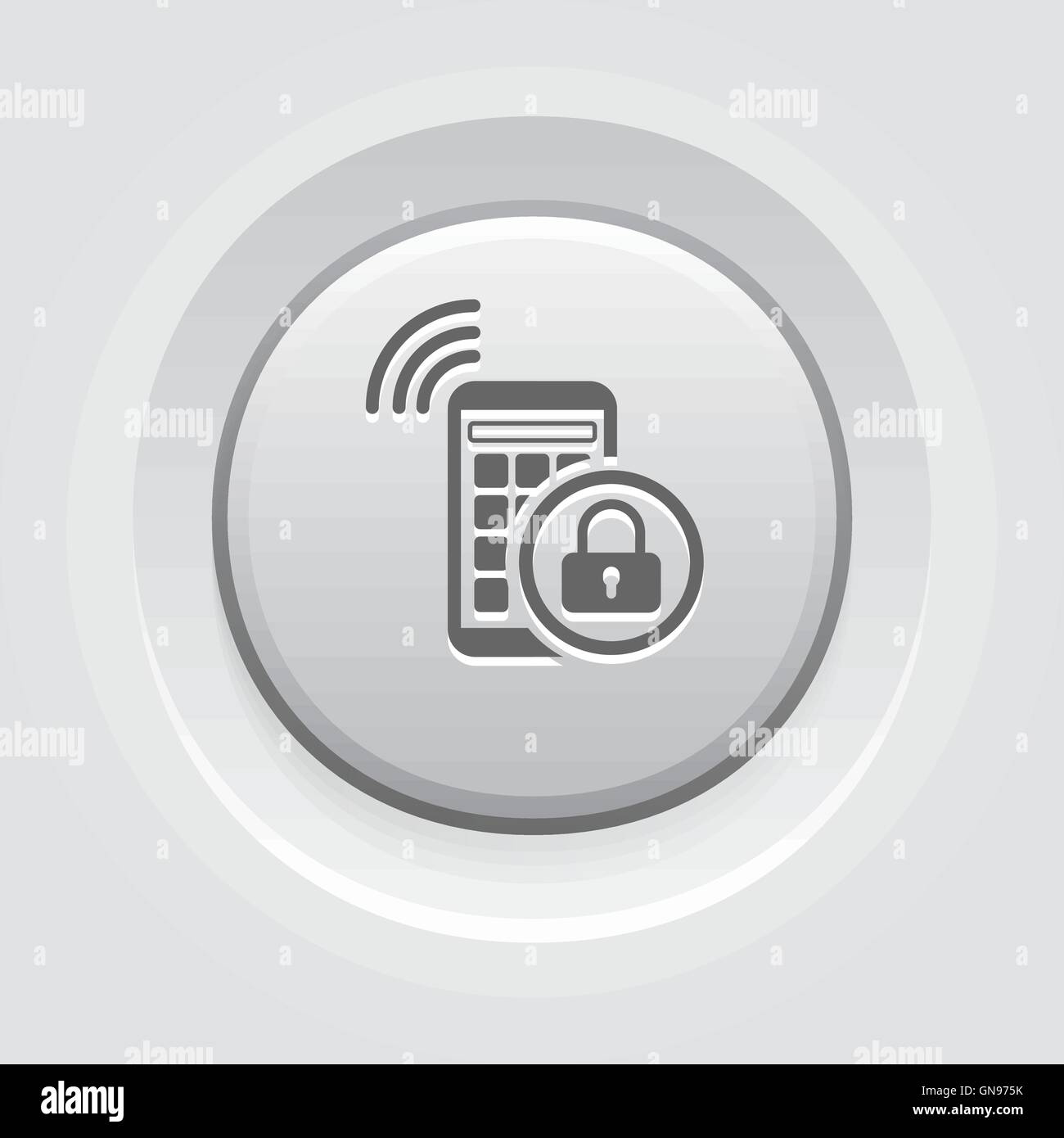 Safety concept mobile security Stock Vector Images - Alamy