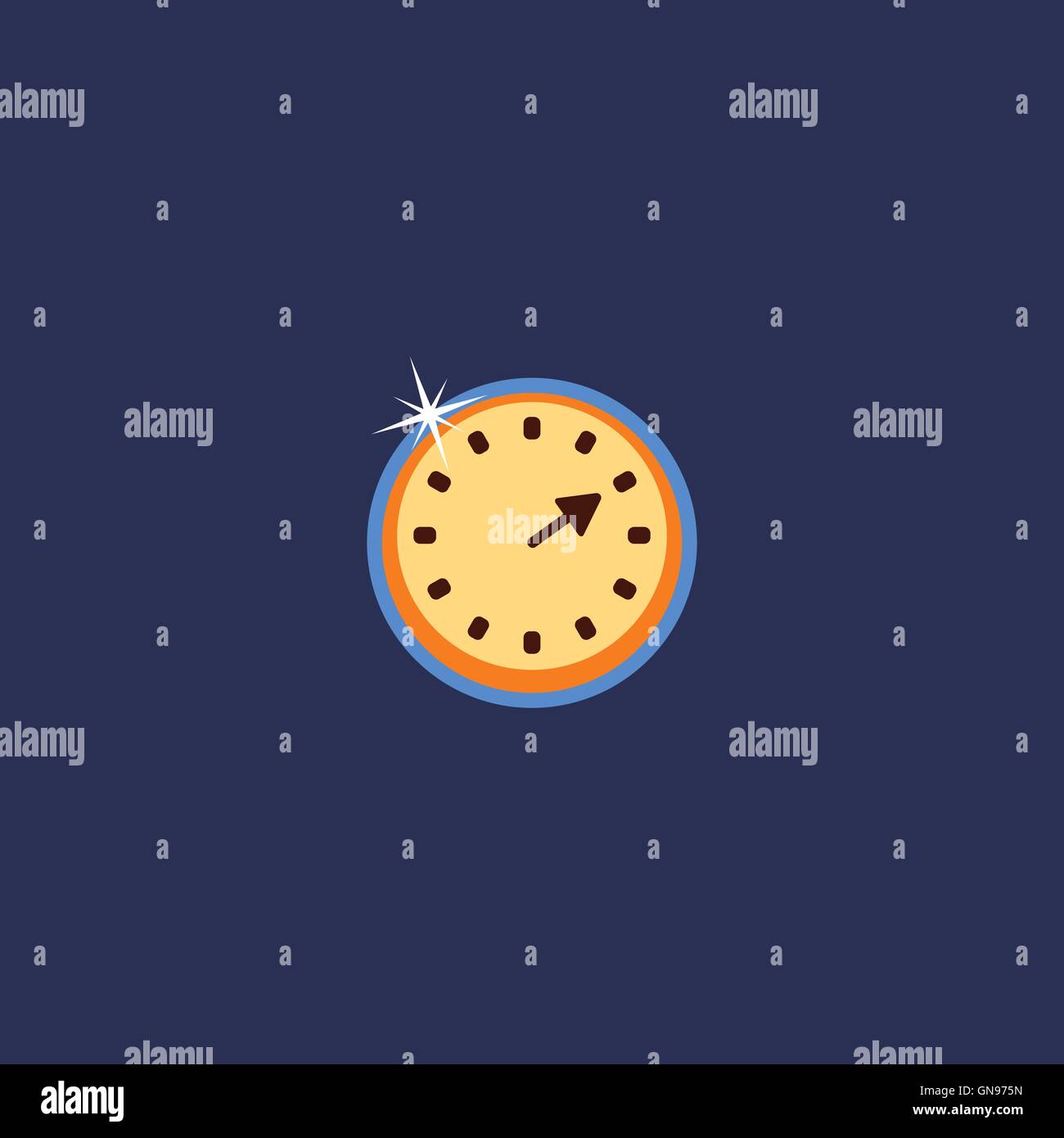 timer cartoon icon button Stock Vector Image & Art - Alamy