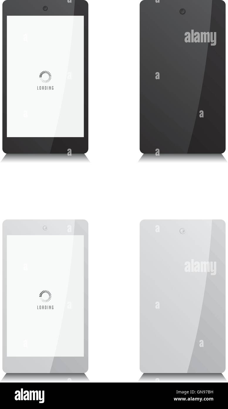 Phone tablet desktop pc Stock Vector Images - Alamy