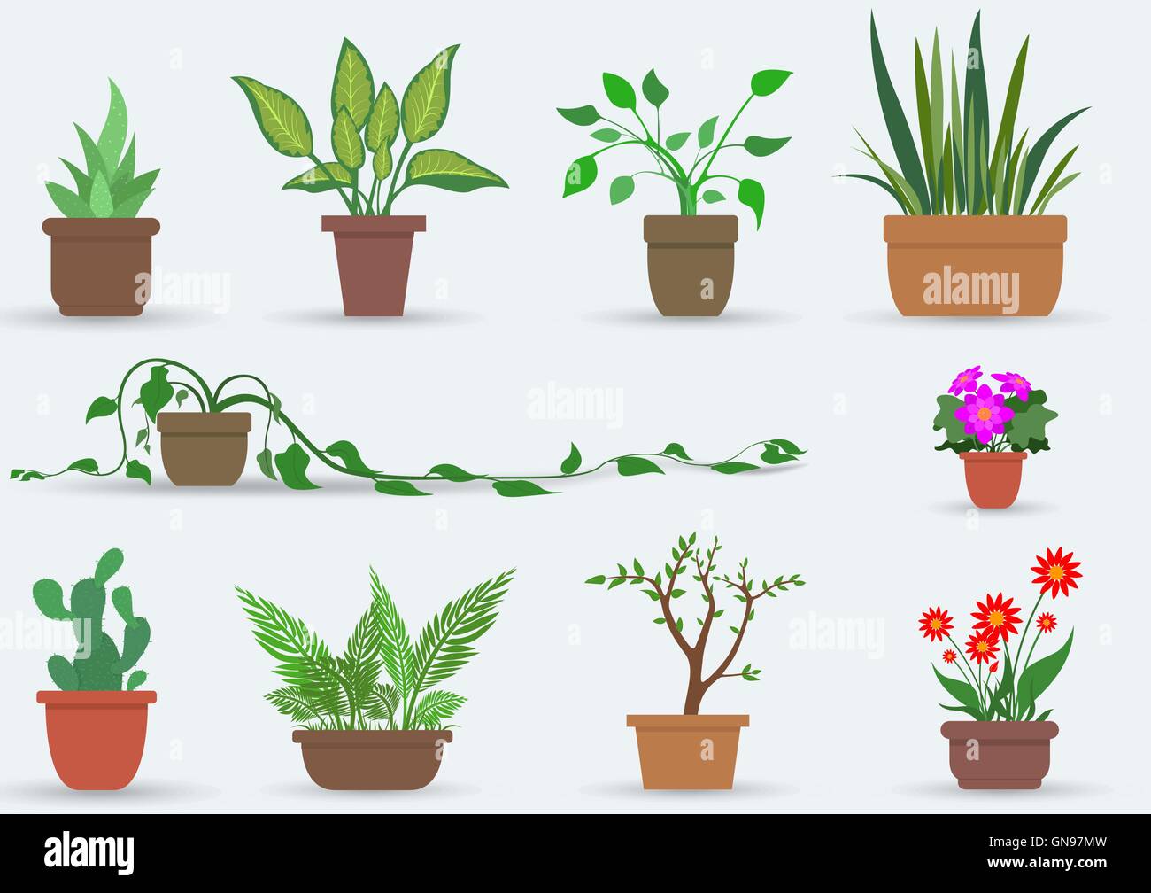 Houseplant Stock Vector Images - Alamy