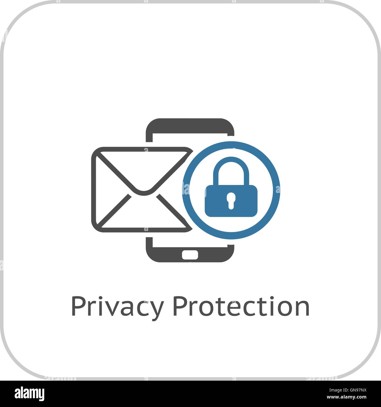 Privacy symbol protection personal Stock Vector Images - Alamy