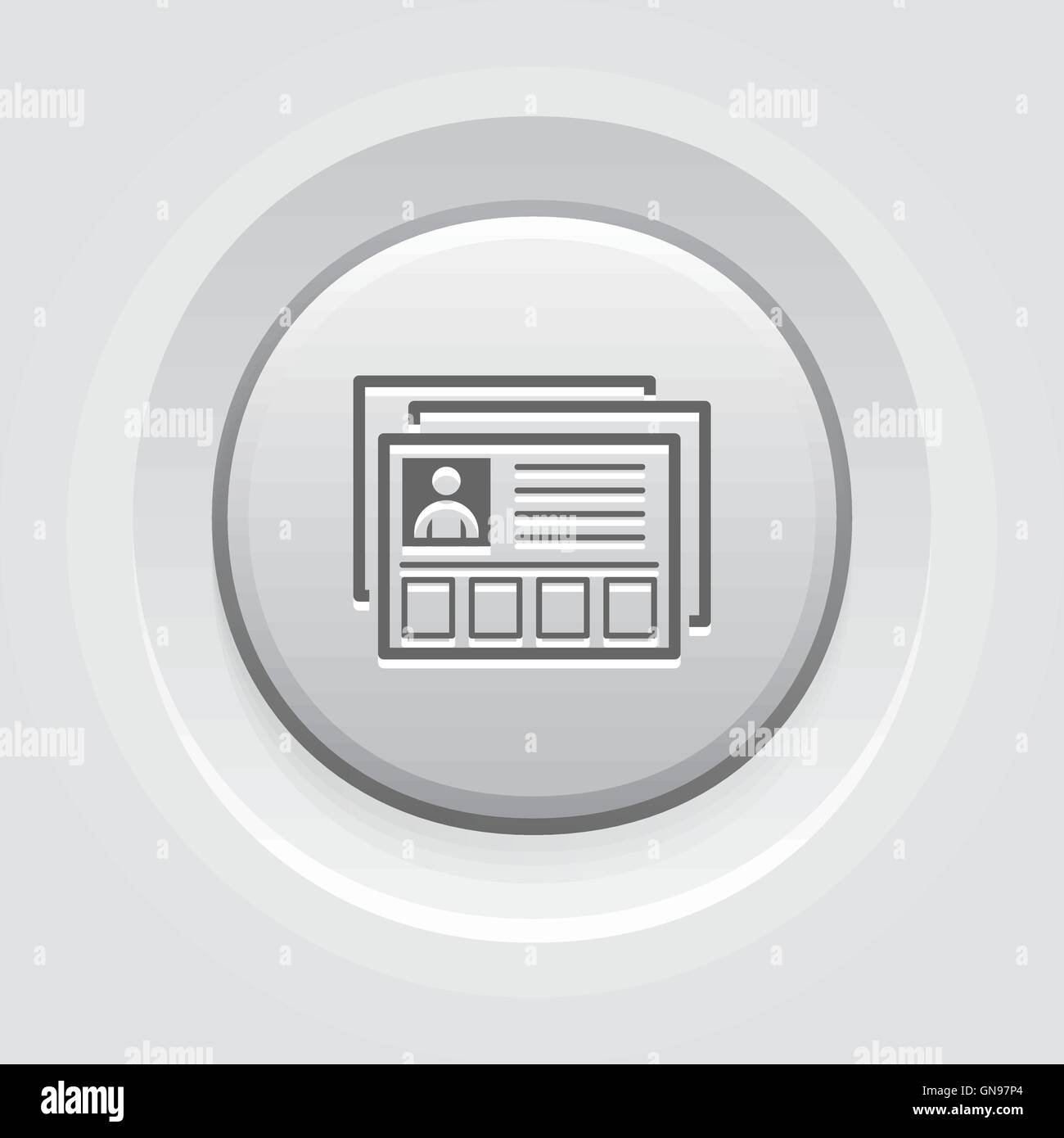 Business Profile Icon Stock Vector Image & Art - Alamy