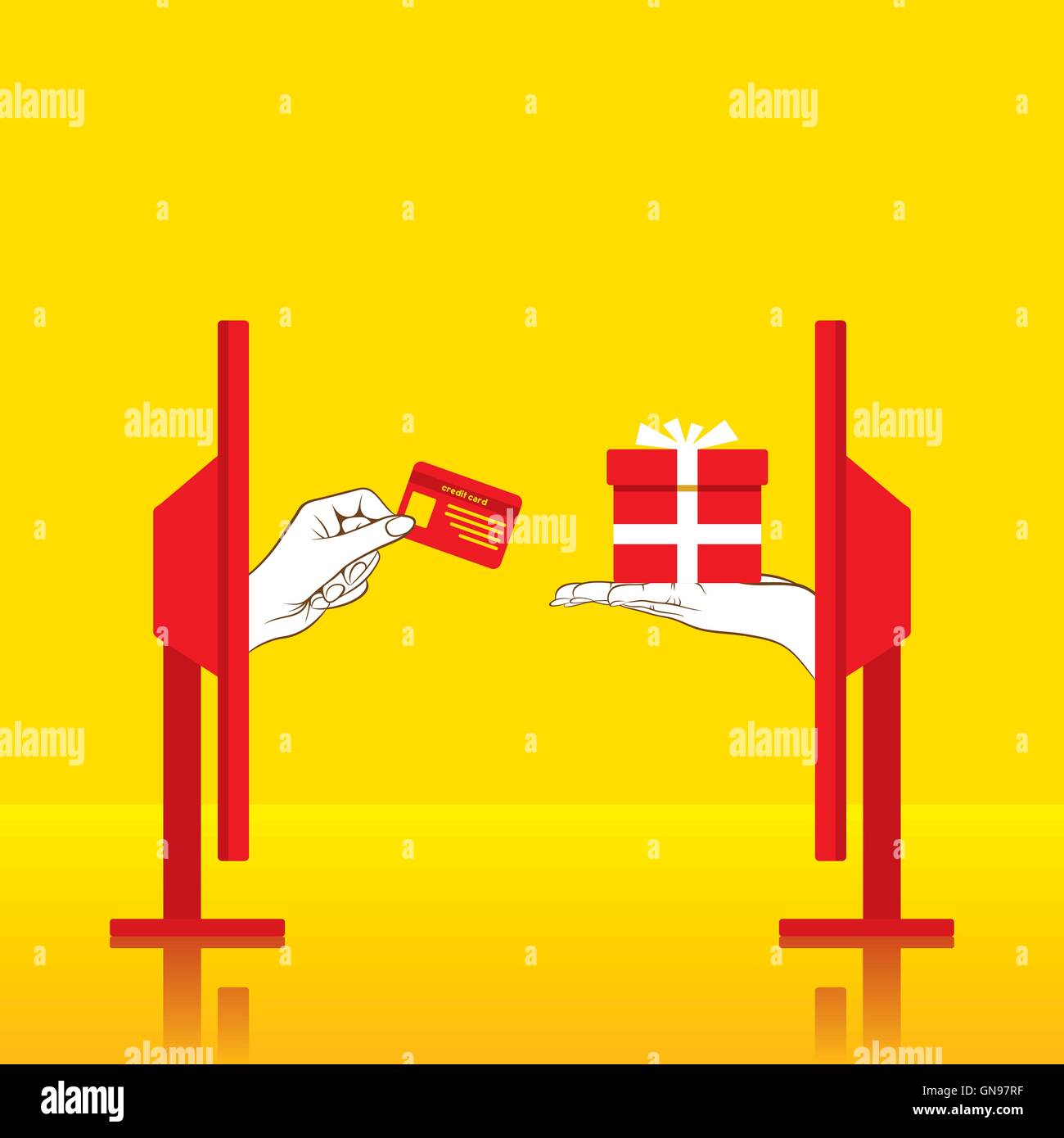 Vector commerce online retail hi-res stock photography and images - Alamy