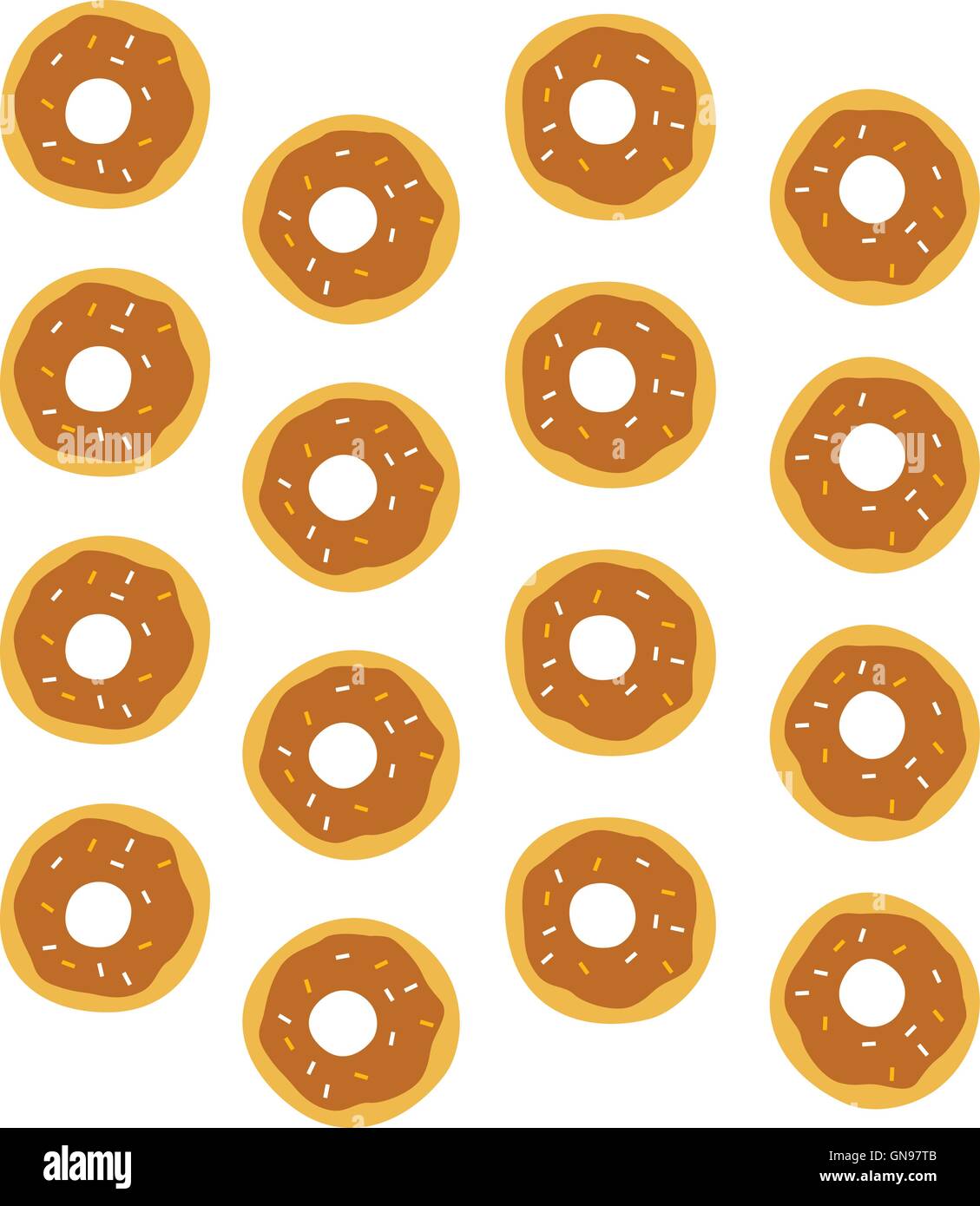 Donut variety Stock Vector Images - Alamy