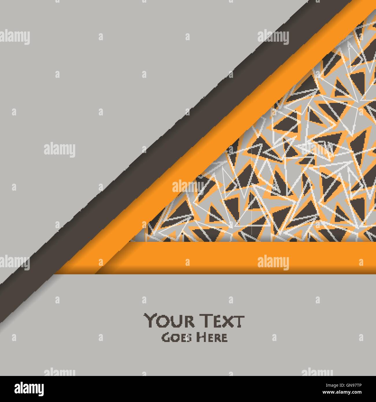 Triangle material design with shadow Stock Vector Images - Alamy