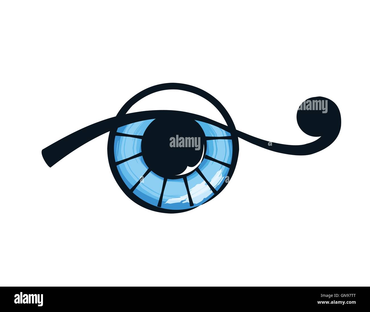 isolate abstract eye. vector Stock Vector Image & Art - Alamy