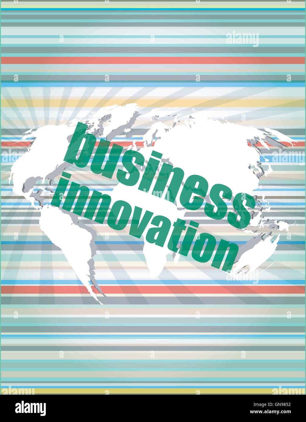 business innovation button on a touch screen interface vector quotation ...