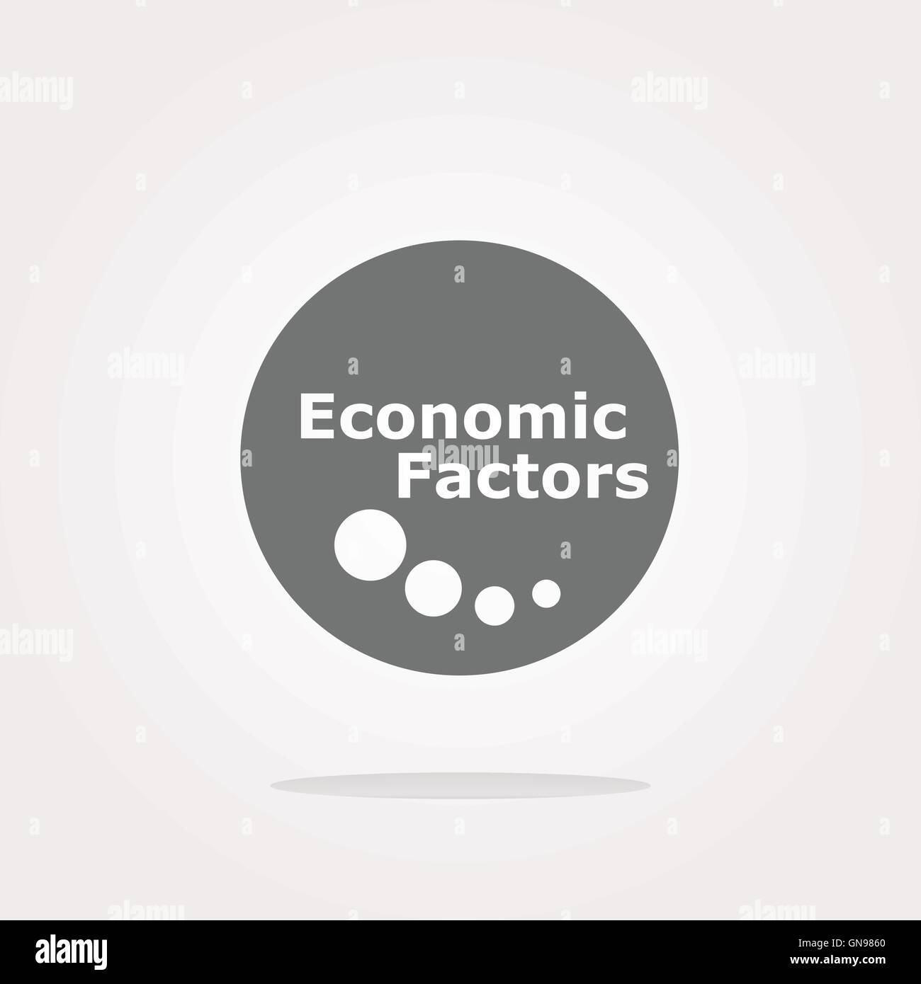 Economic factors web button icon hi-res stock photography and images ...