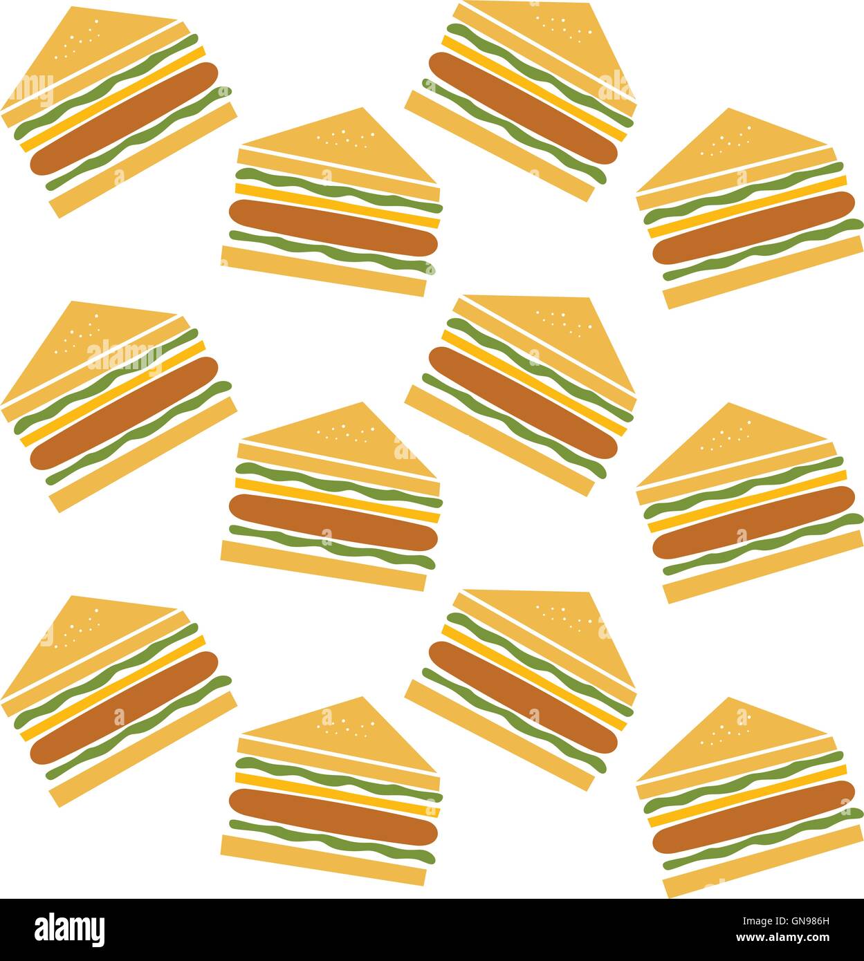 Sandwich pattern hi-res stock photography and images - Alamy