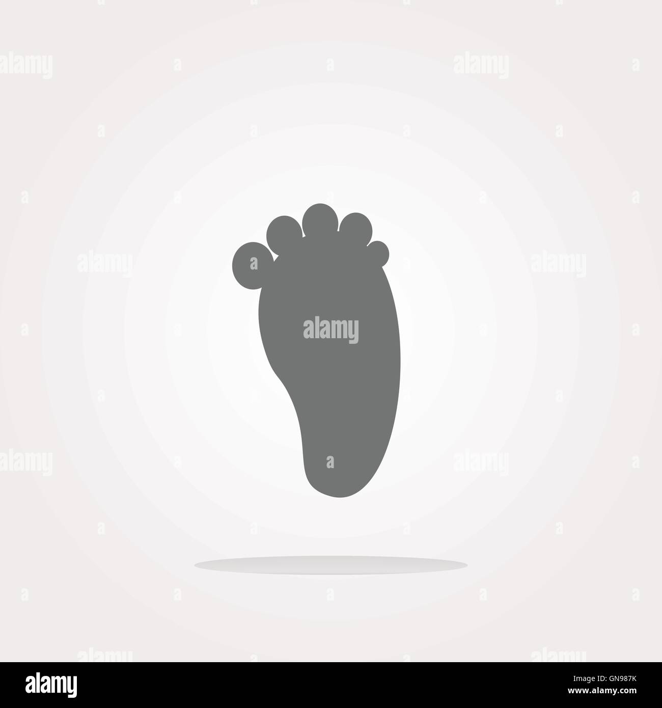 footprint, footprint Icon, footprint Icon Vector, footprint Icon Flat ...