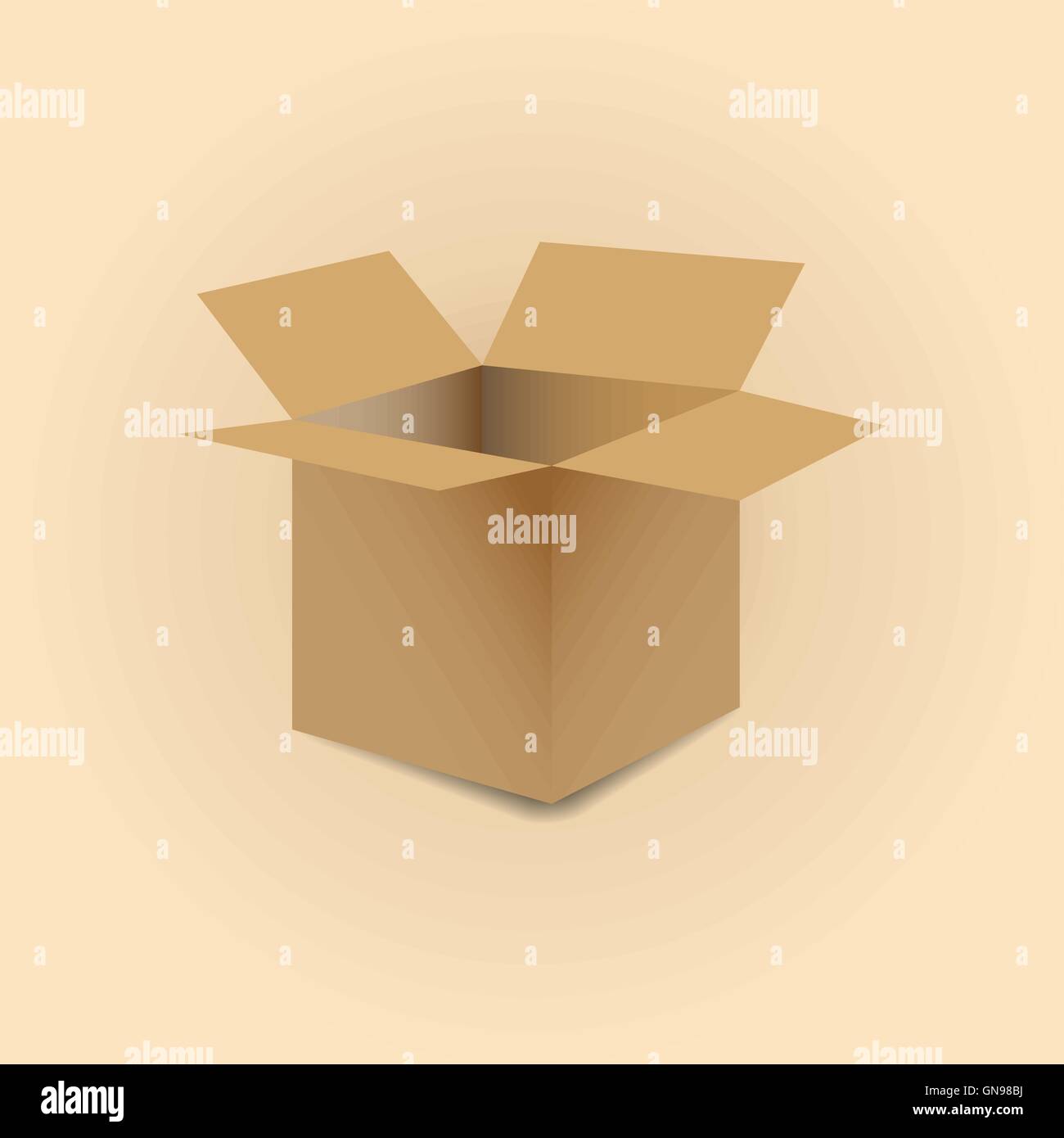 Cardboard box vector illustration Stock Vector Image & Art - Alamy