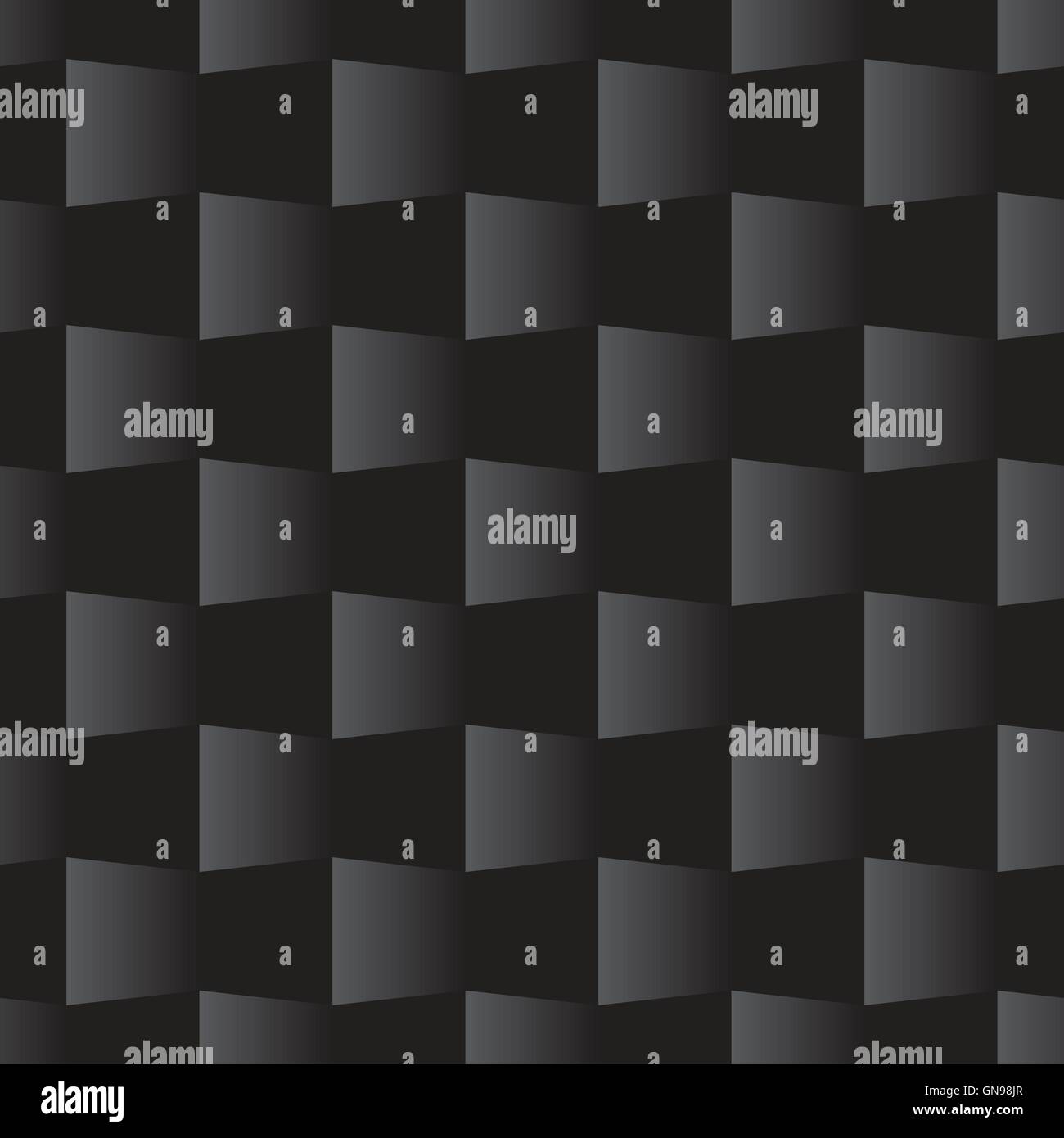 3d Square Seamless Pattern Black Stock Vector Image & Art - Alamy