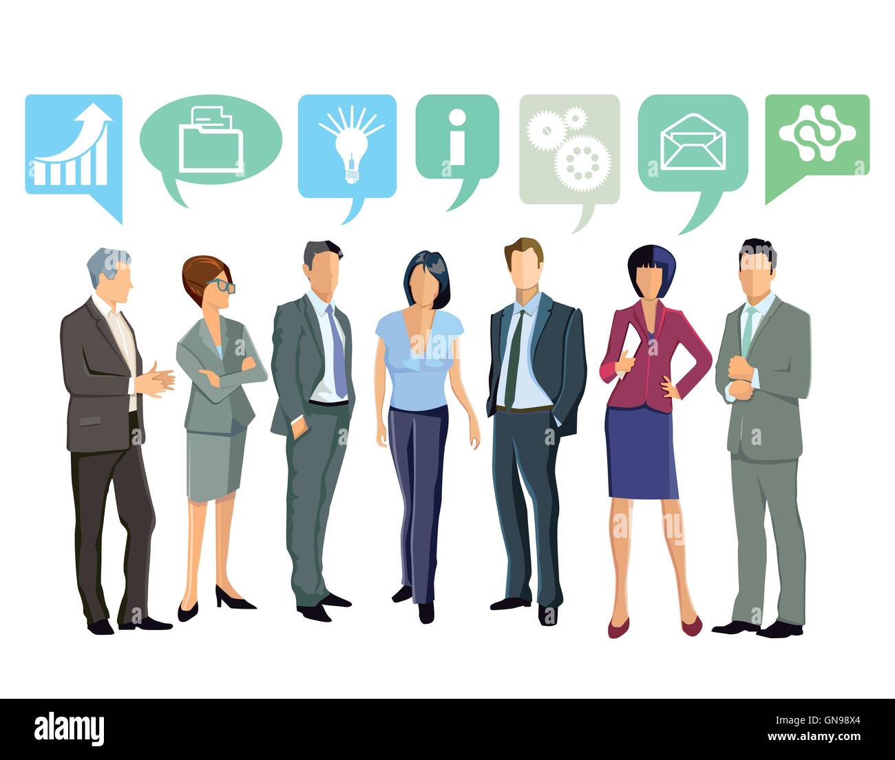 Coworker together Stock Vector Images - Alamy