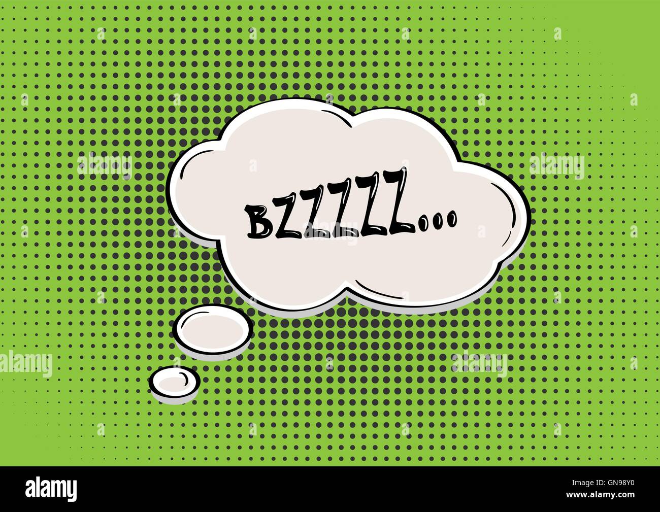 BZZZ comic bubble Stock Vector Image & Art - Alamy