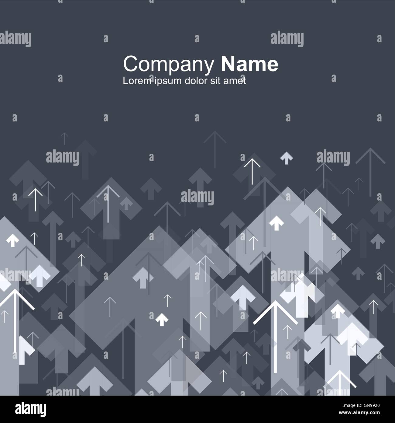 Abstract gray arrows up motion background. Good for financial an Stock ...