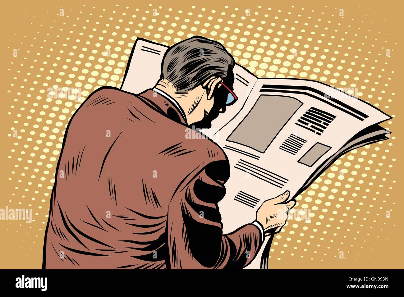Comic art newspaper hi-res stock photography and images - Alamy
