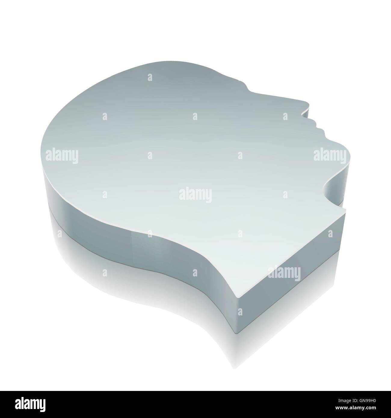 Head 3d brain Stock Vector Images - Alamy