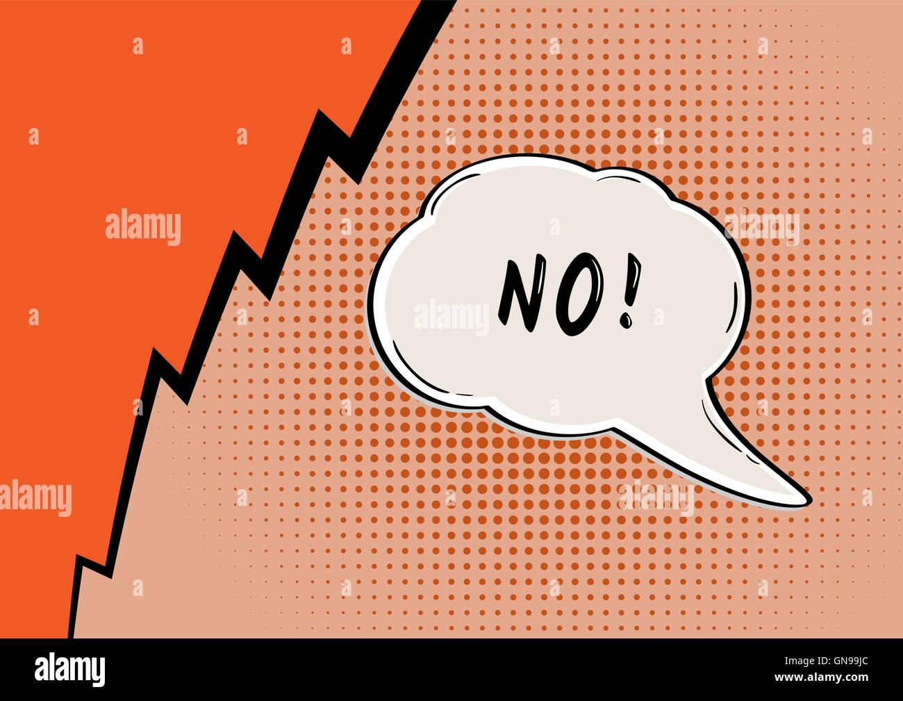 NO comic bubble Stock Vector Image & Art - Alamy