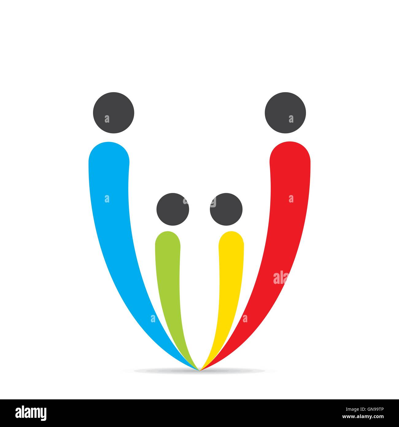 happy family icon design Stock Vector Image & Art - Alamy