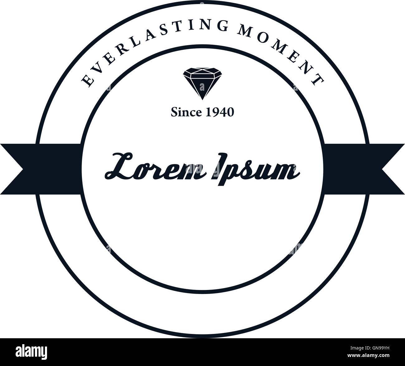 diamond badge theme Stock Vector Image & Art - Alamy