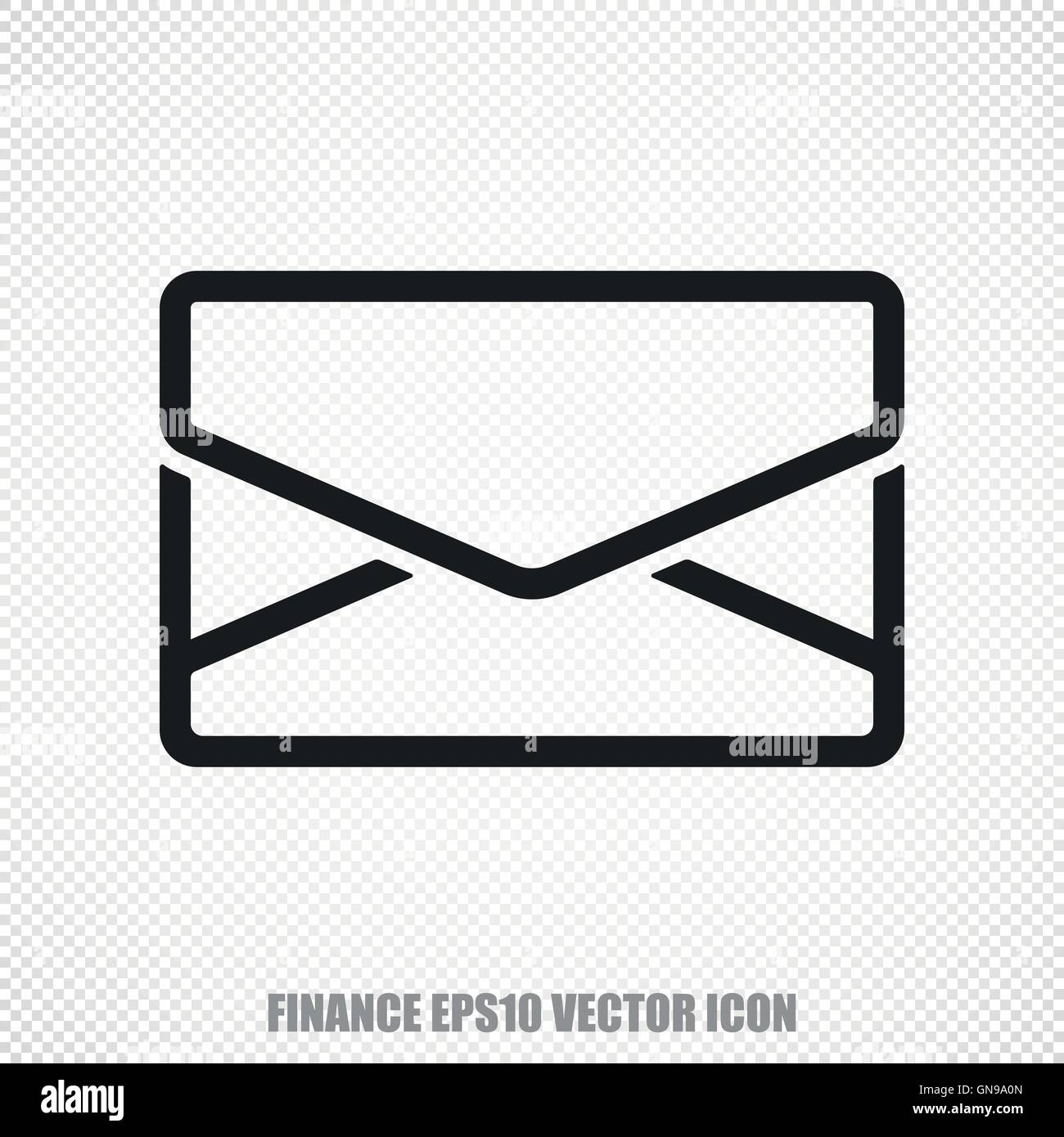 Email icon design hi-res stock photography and images - Alamy