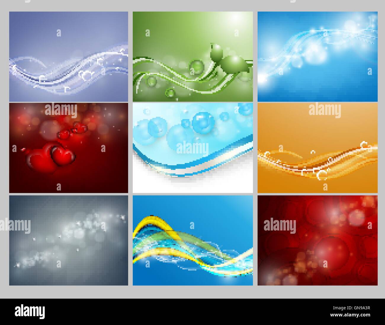 vector backgrounds set Stock Vector Image & Art - Alamy