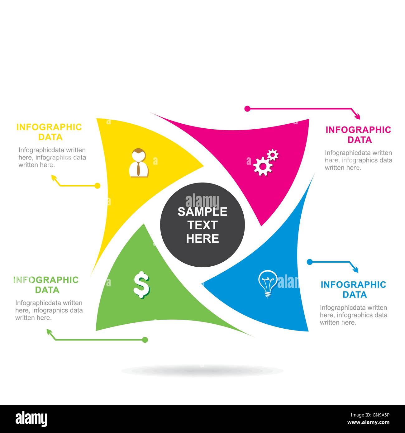 5 infographics hi-res stock photography and images - Alamy
