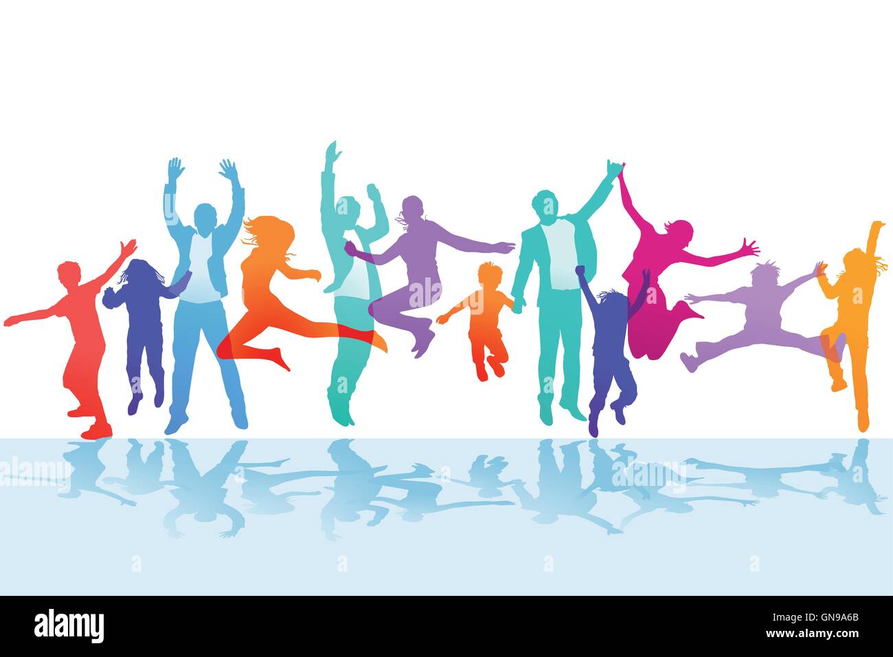 Parents cheering Stock Vector Images - Alamy