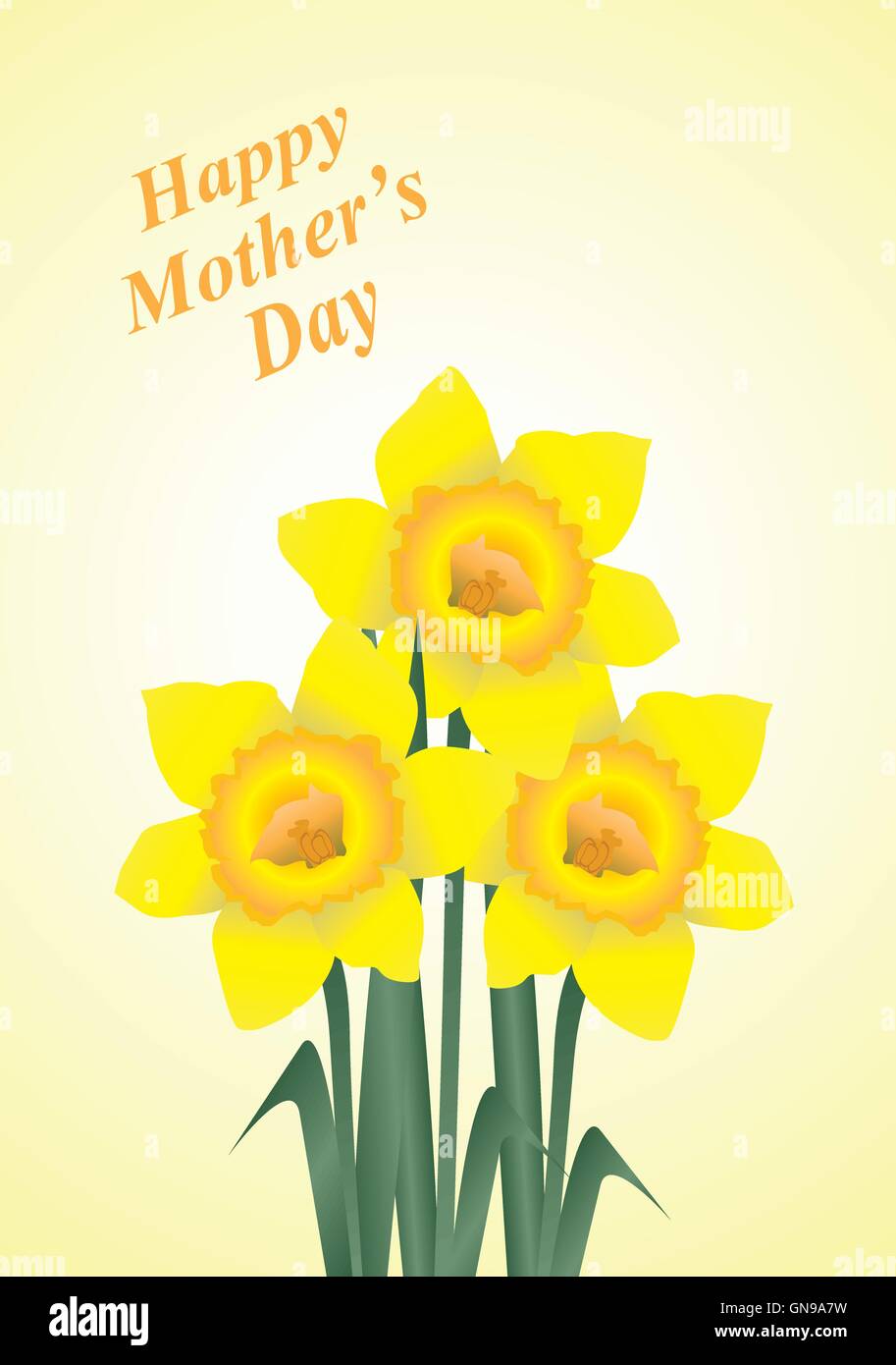 Daffodils day Stock Vector Images - Alamy