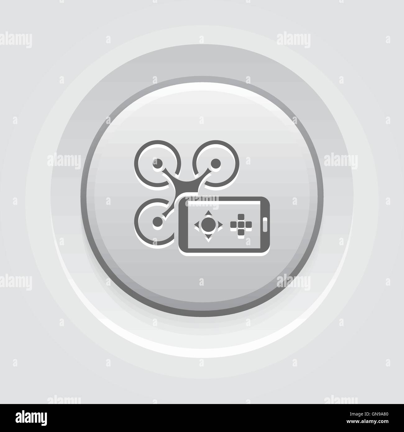 Isolated radio mobile app hi-res stock photography and images - Alamy