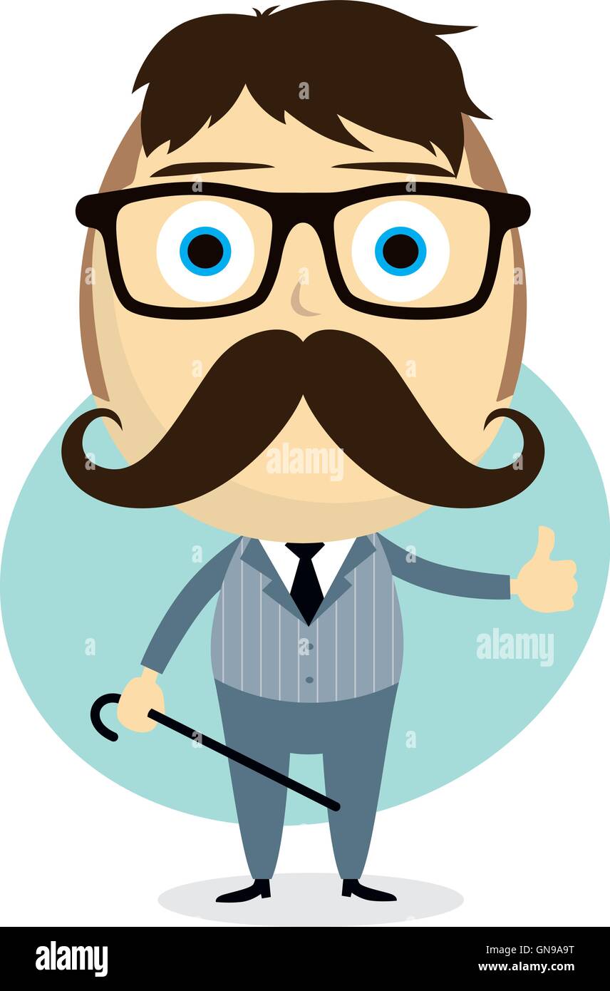 Victorian gentleman cartoon Stock Vector Images - Alamy