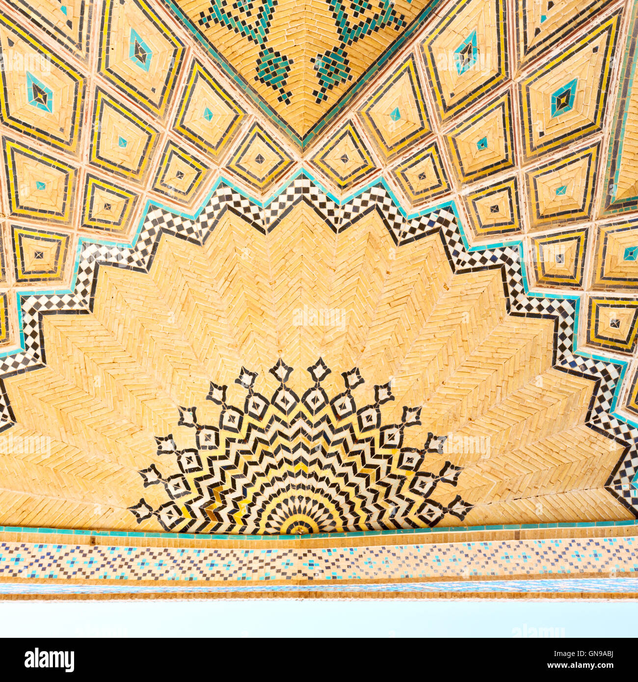 blur in iran abstract texture of the religion architecture mosque roof ...