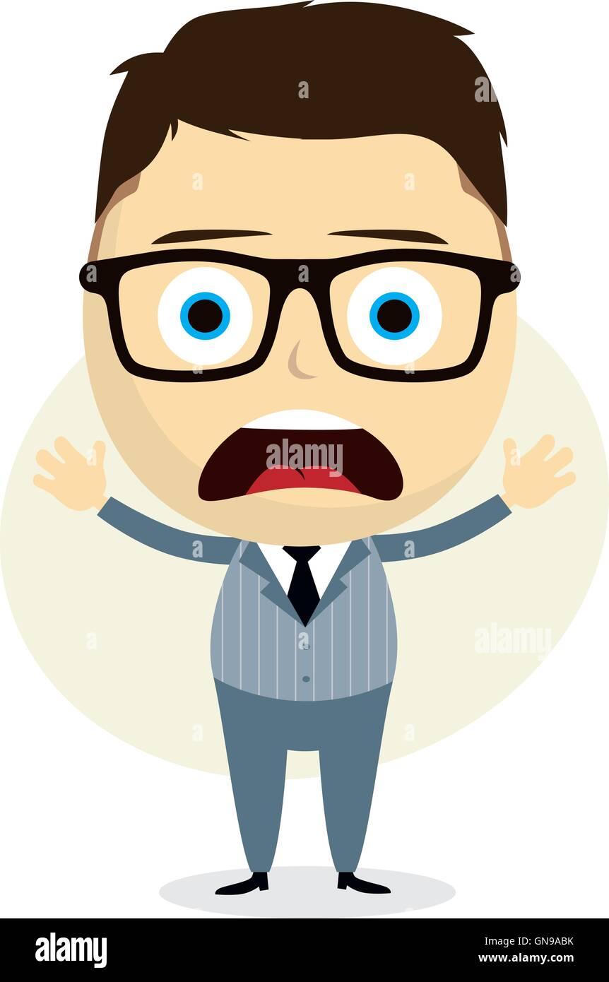 Uncertain man Stock Vector Images - Alamy