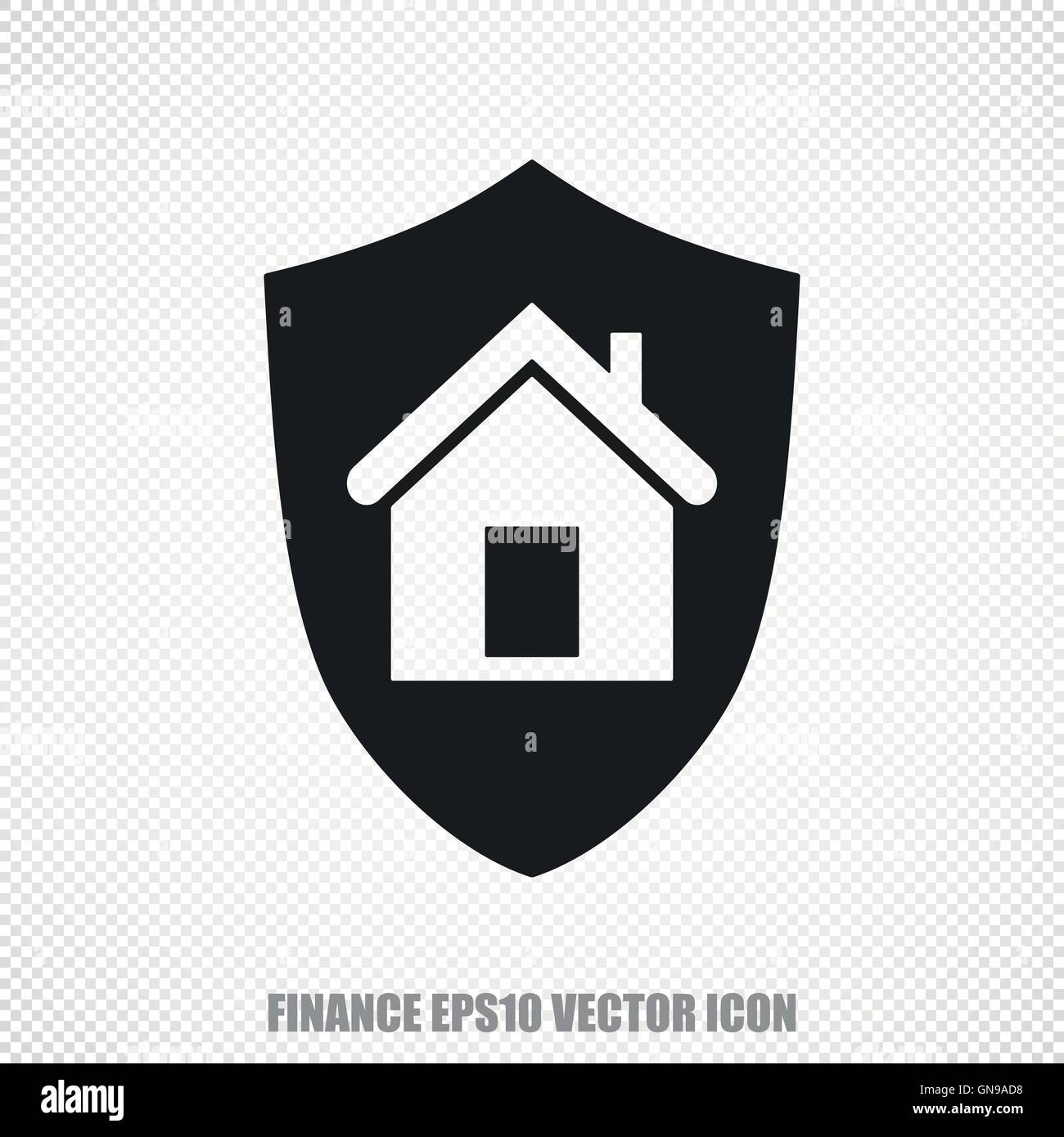 Business vector Shield icon. Modern flat design Stock Vector Image ...