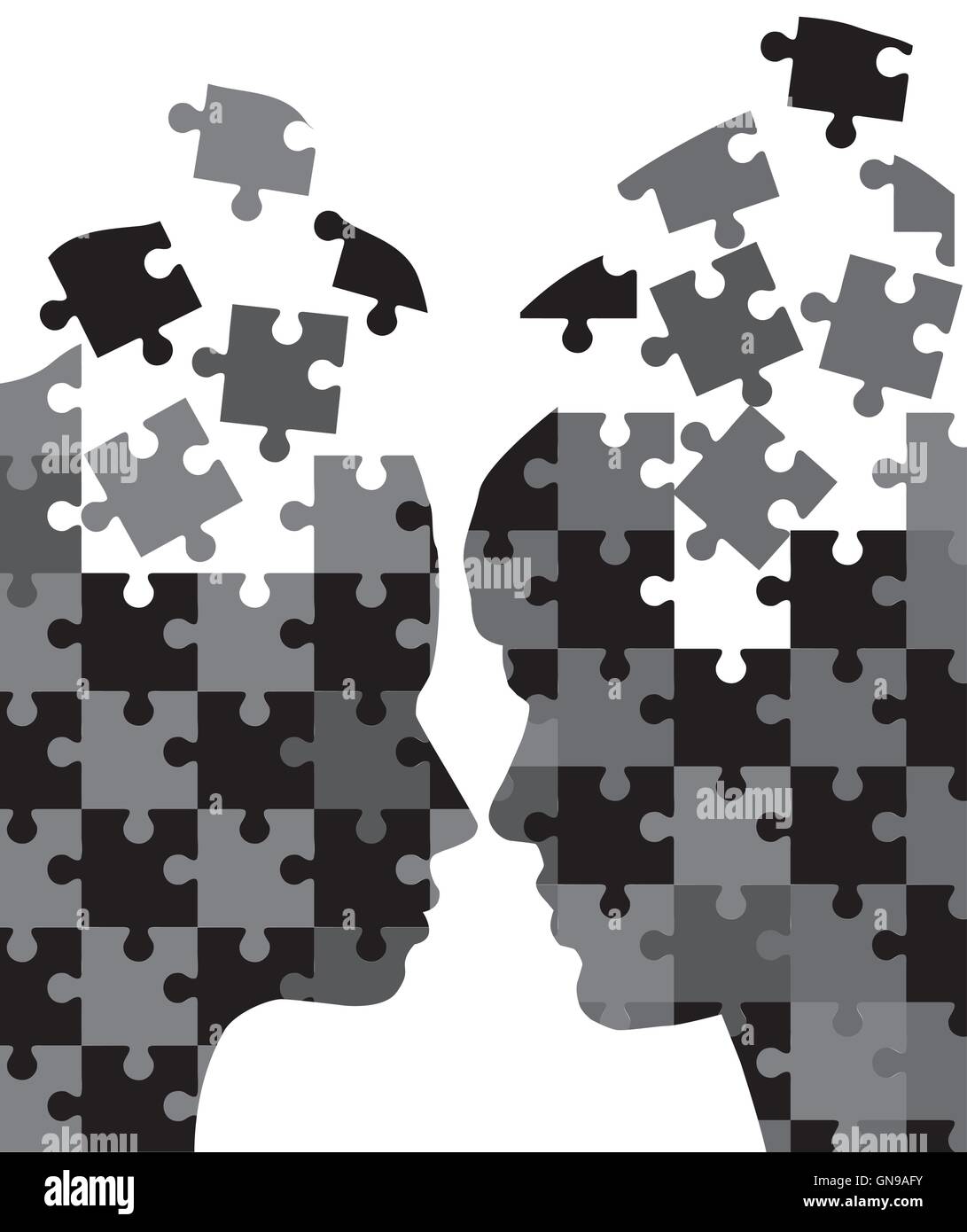 Black man thinking problems Stock Vector Images - Alamy