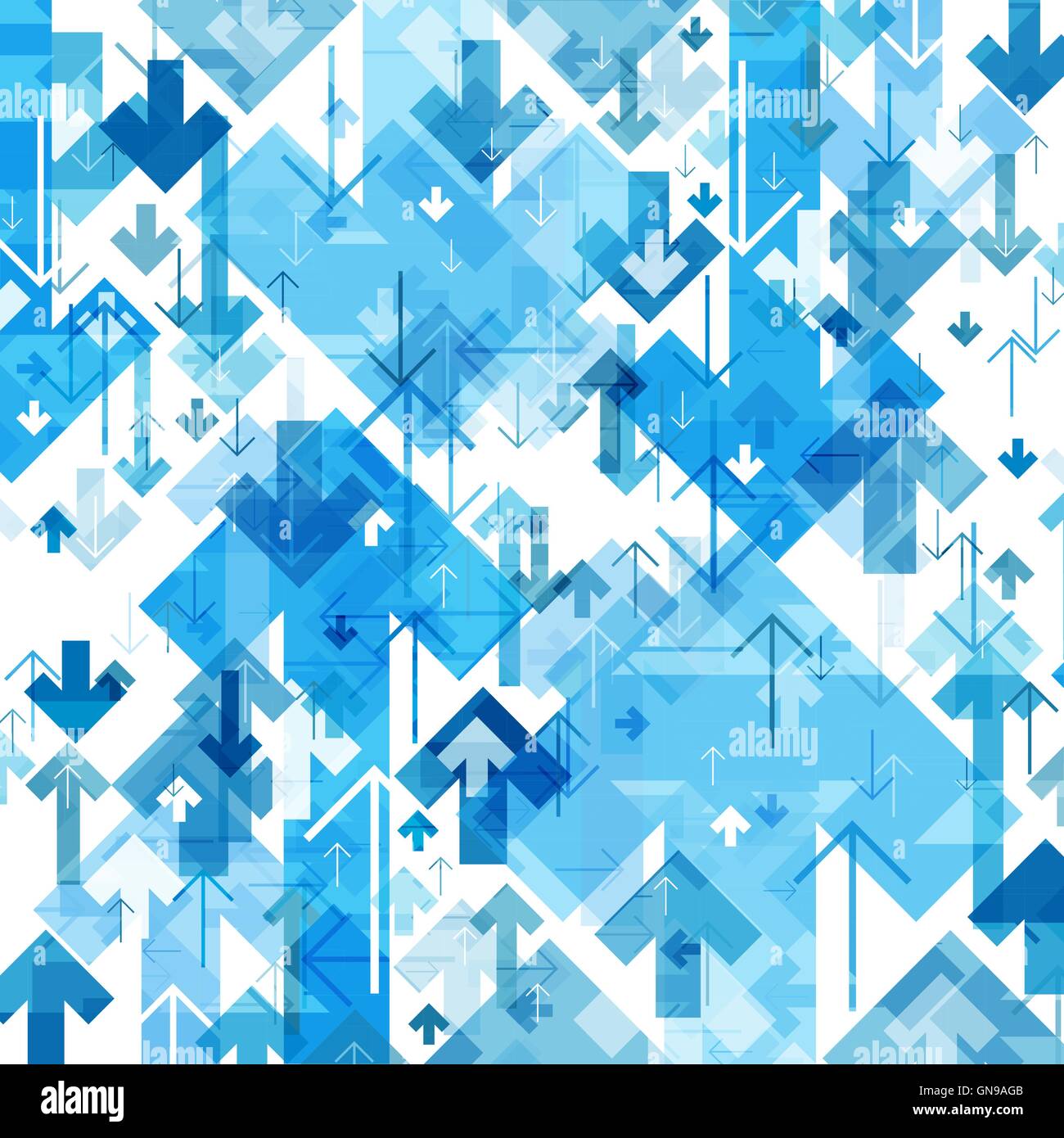 Chaotic arrows hi-res stock photography and images - Alamy