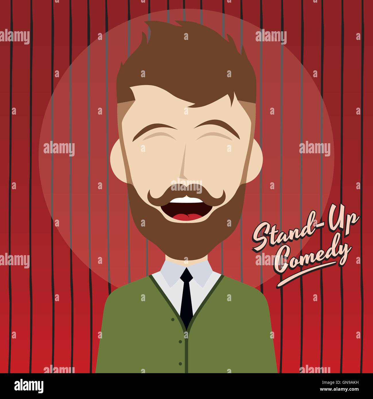 Hilarious guy stand up hi-res stock photography and images - Alamy
