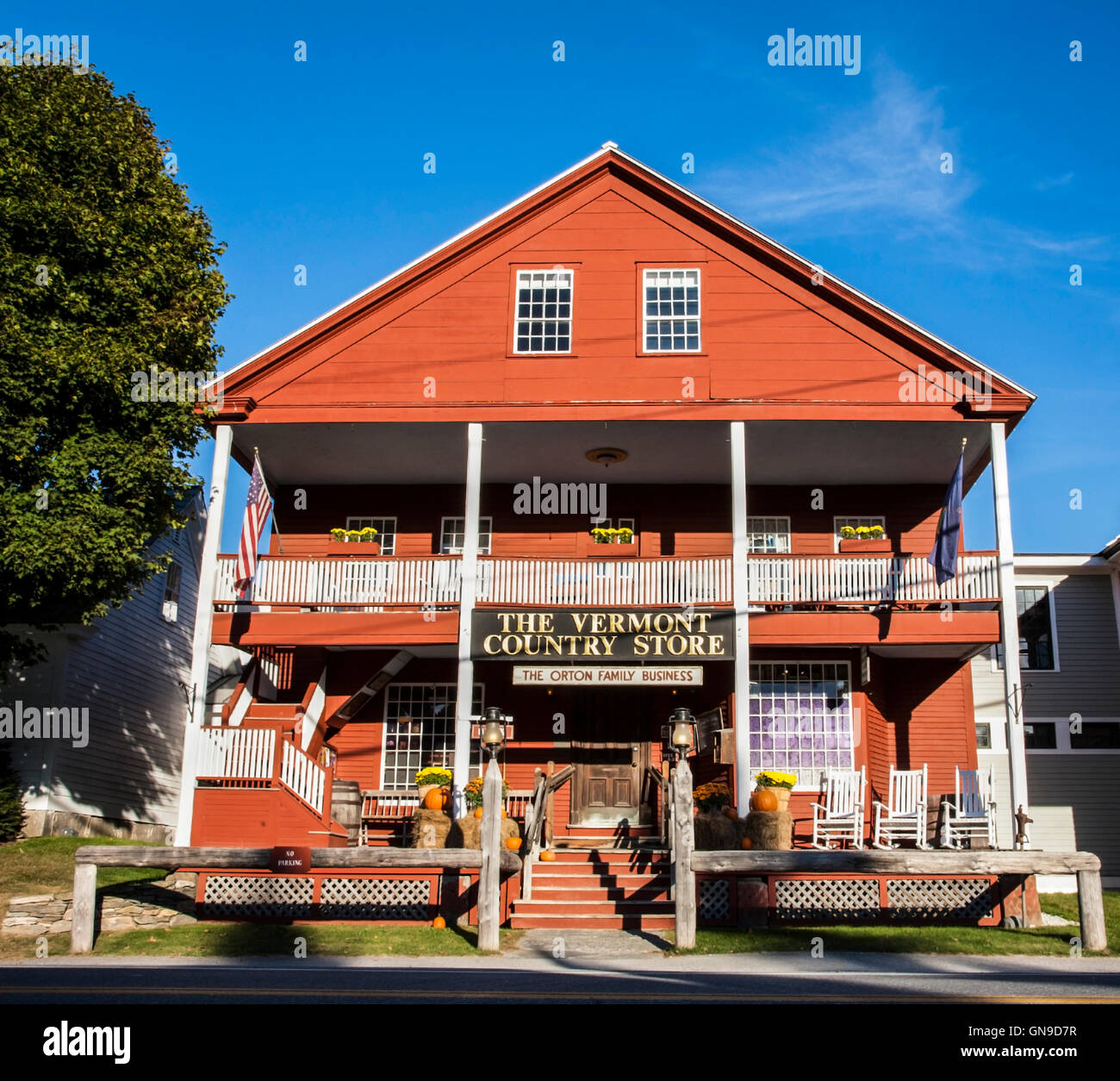 Autumn Vermont Country Store Front Weston Vermont New England Fall