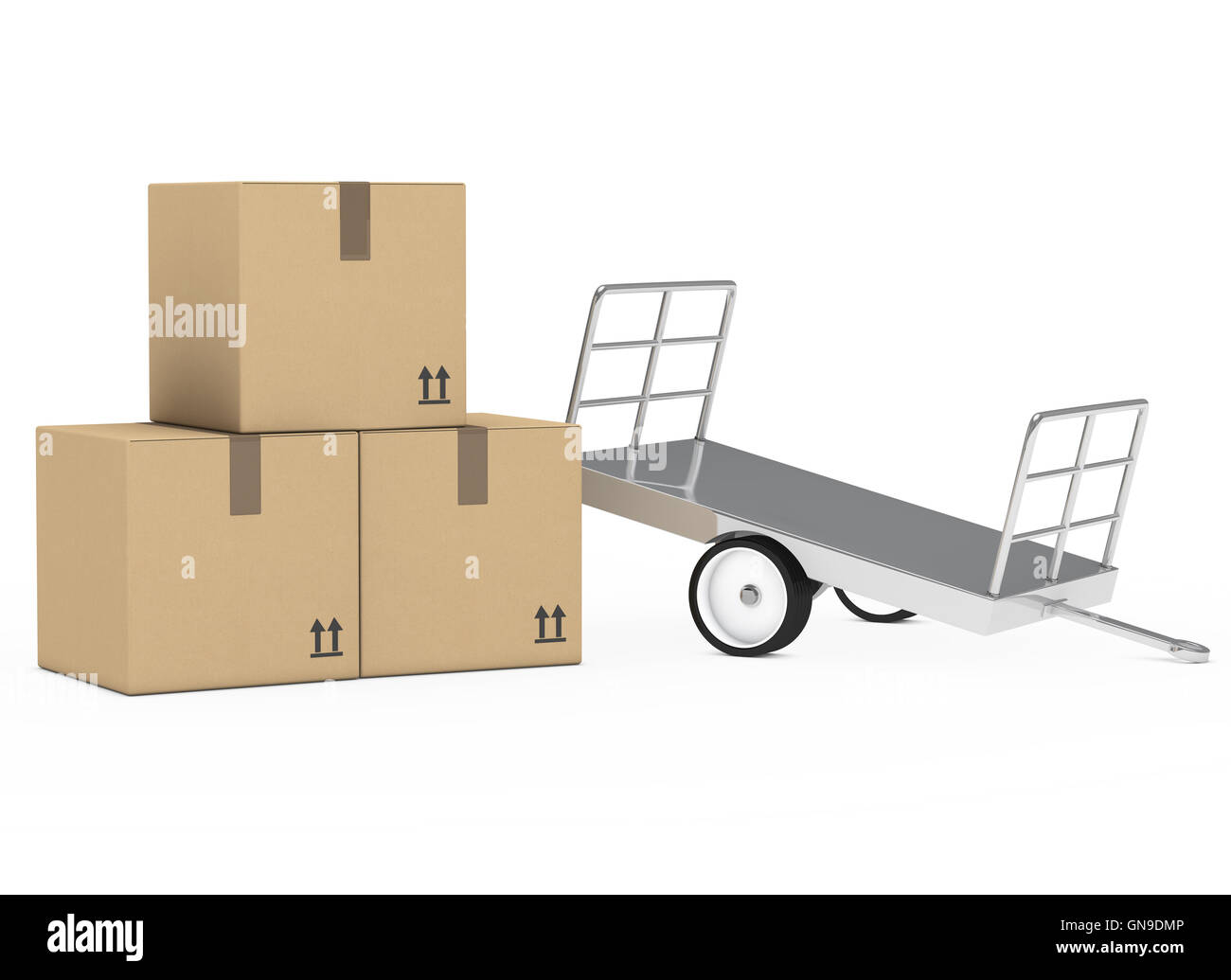 Car loaded with boxes hi-res stock photography and images - Alamy