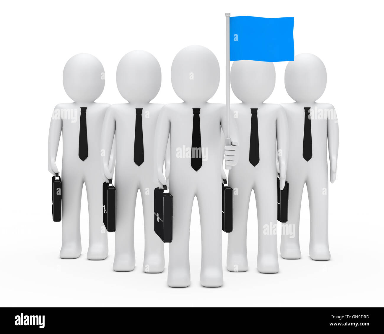 Business man office flag hi-res stock photography and images - Alamy