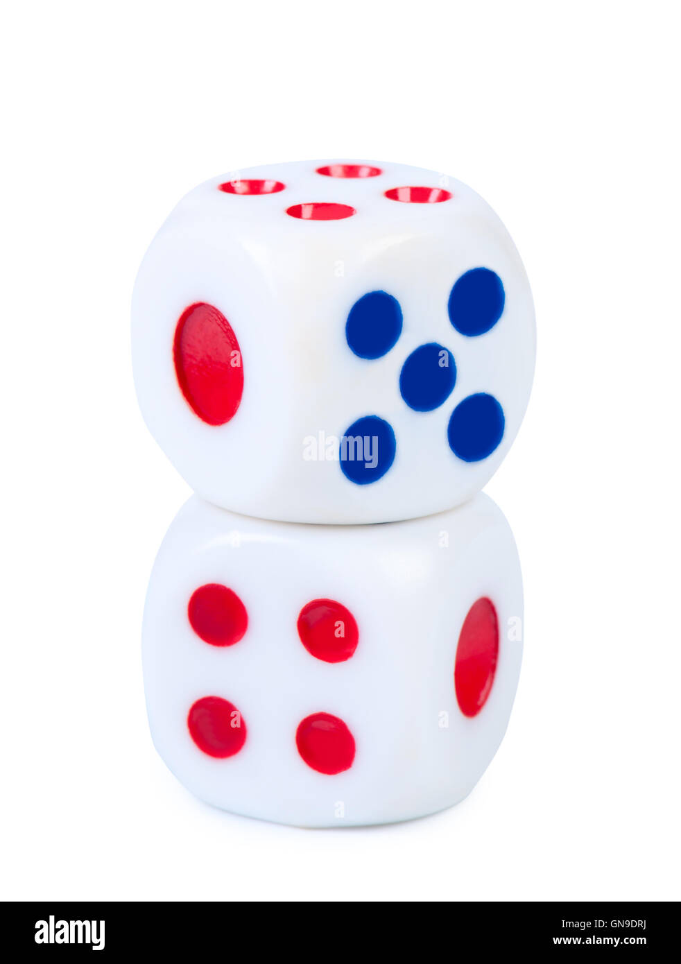 Close up pair dice hi-res stock photography and images - Alamy