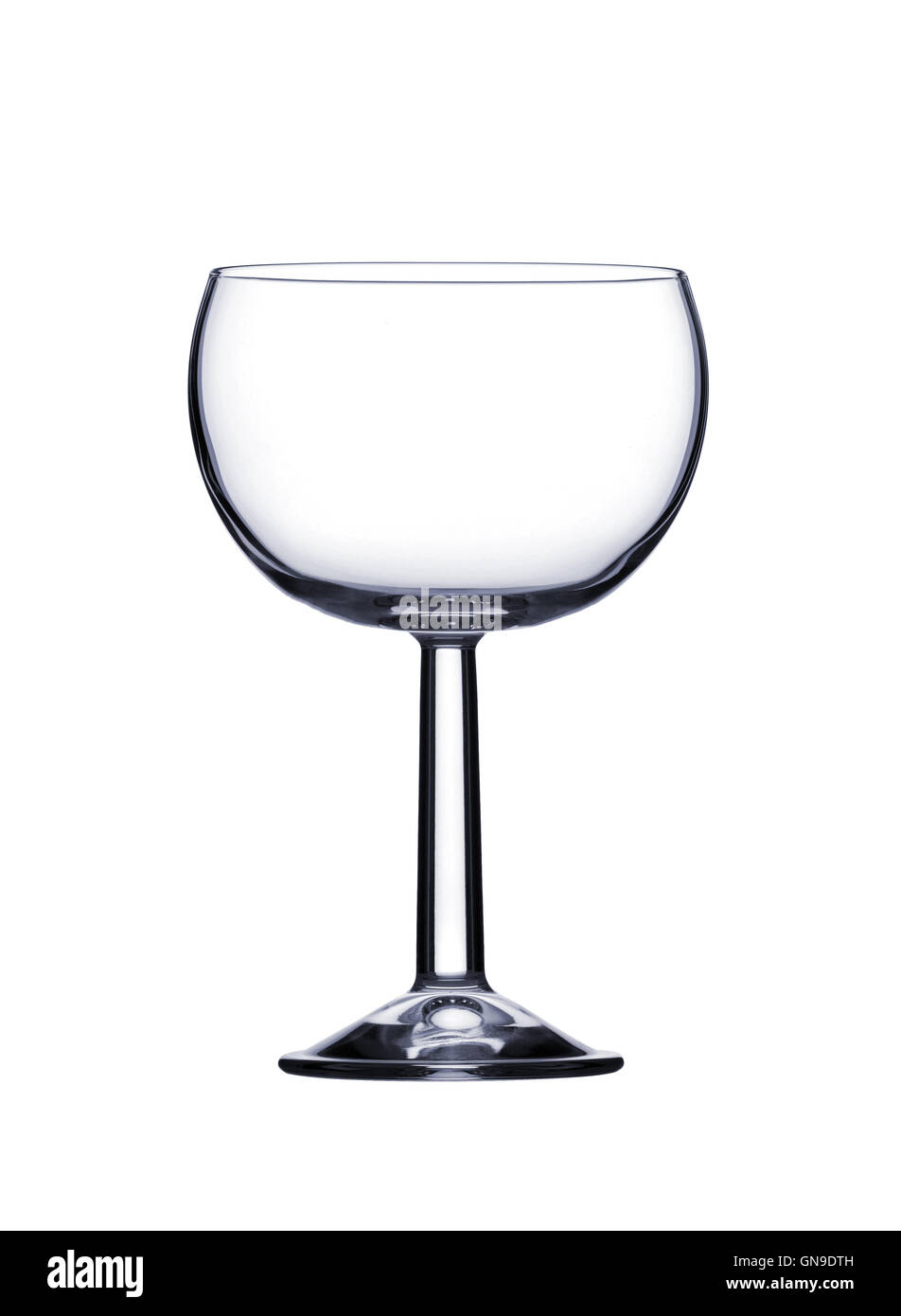 empty wine glass isolated Stock Photo - Alamy
