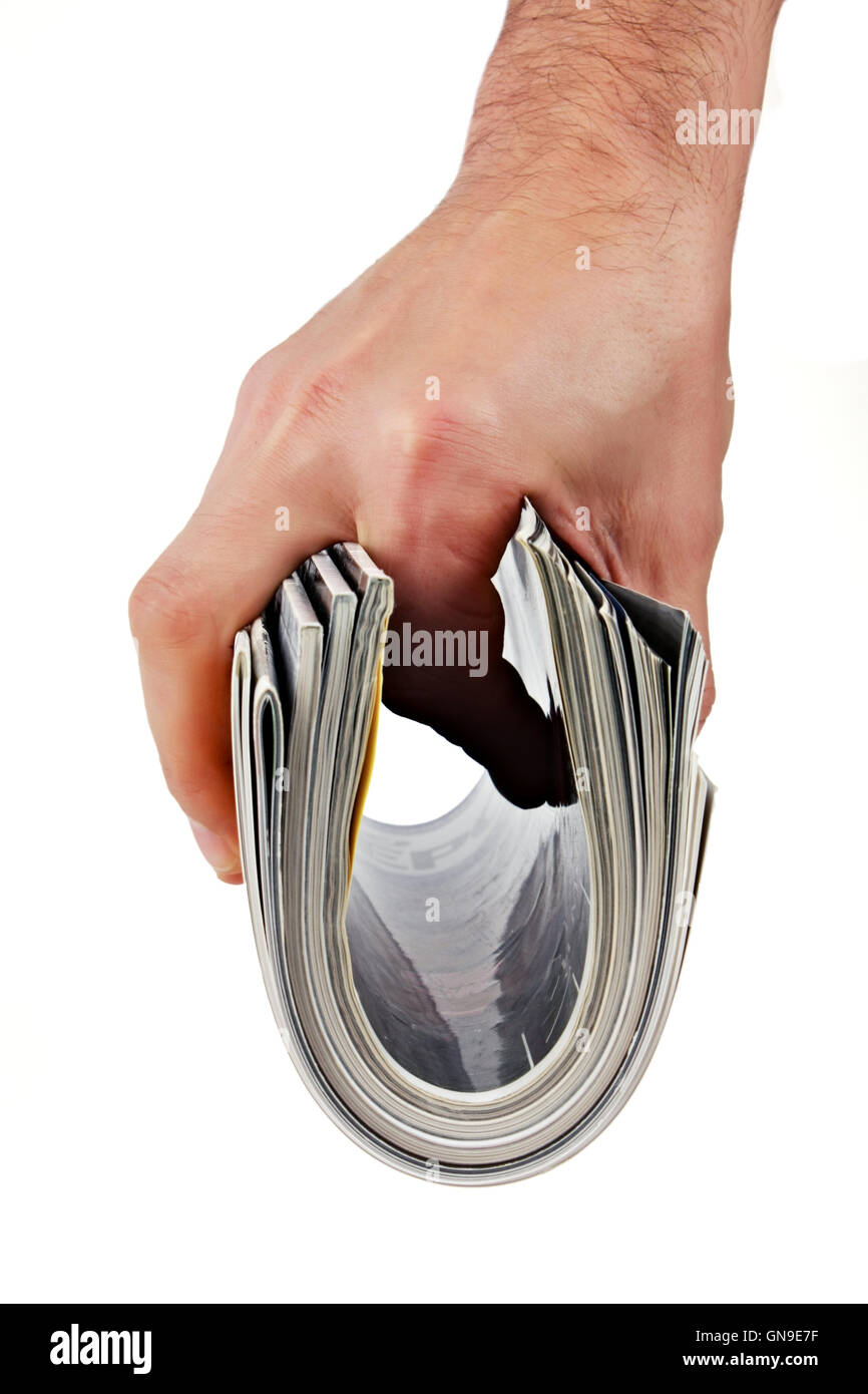 Hand print press Cut Out Stock Images & Pictures - Alamy