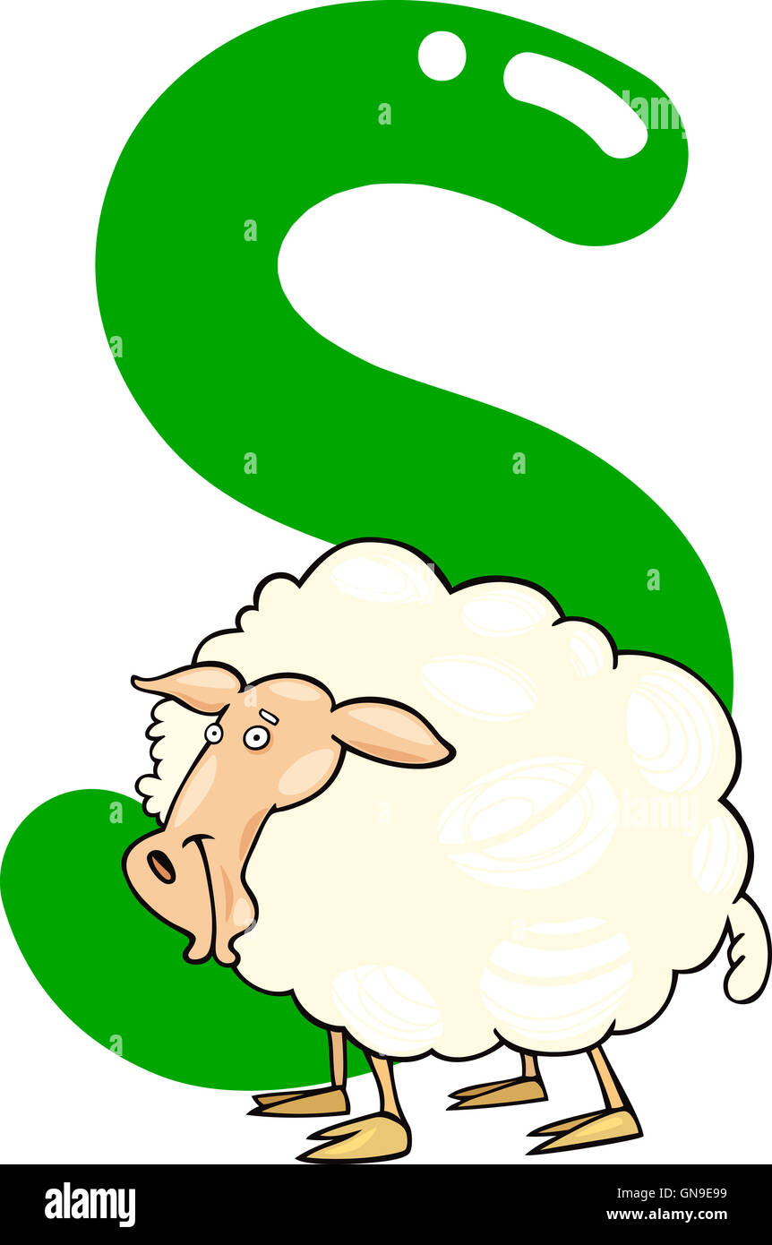S for sheep Stock Photo - Alamy