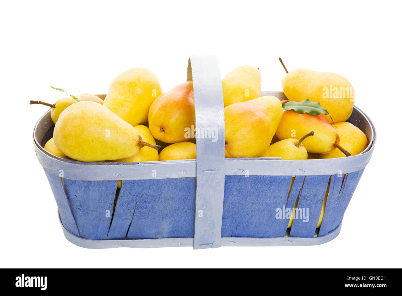 Basket of Pears Stock Photo - Alamy