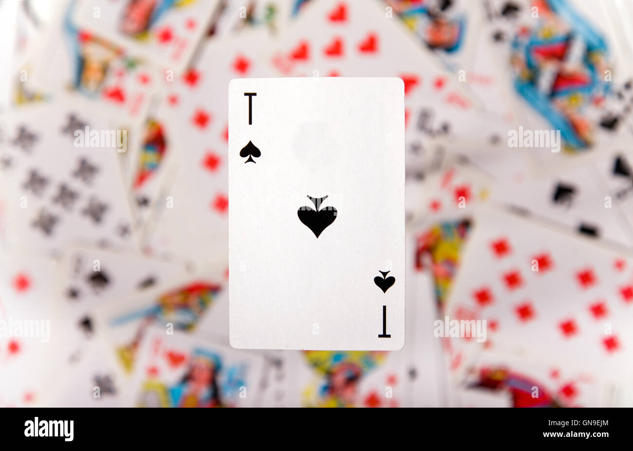 Close-up up of an ace Stock Photo - Alamy