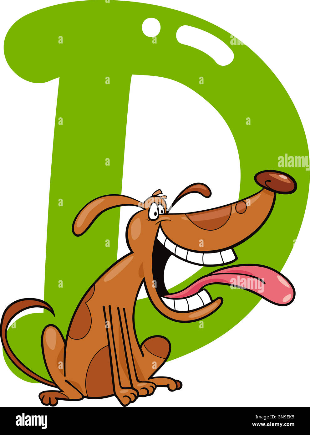 D for dog Stock Photo - Alamy
