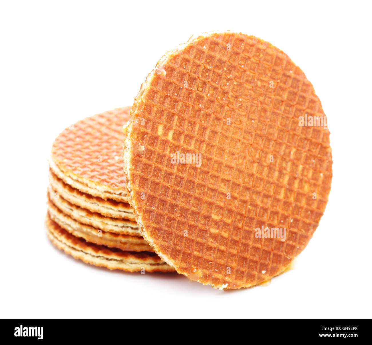 Waffle cookie hi-res stock photography and images - Alamy