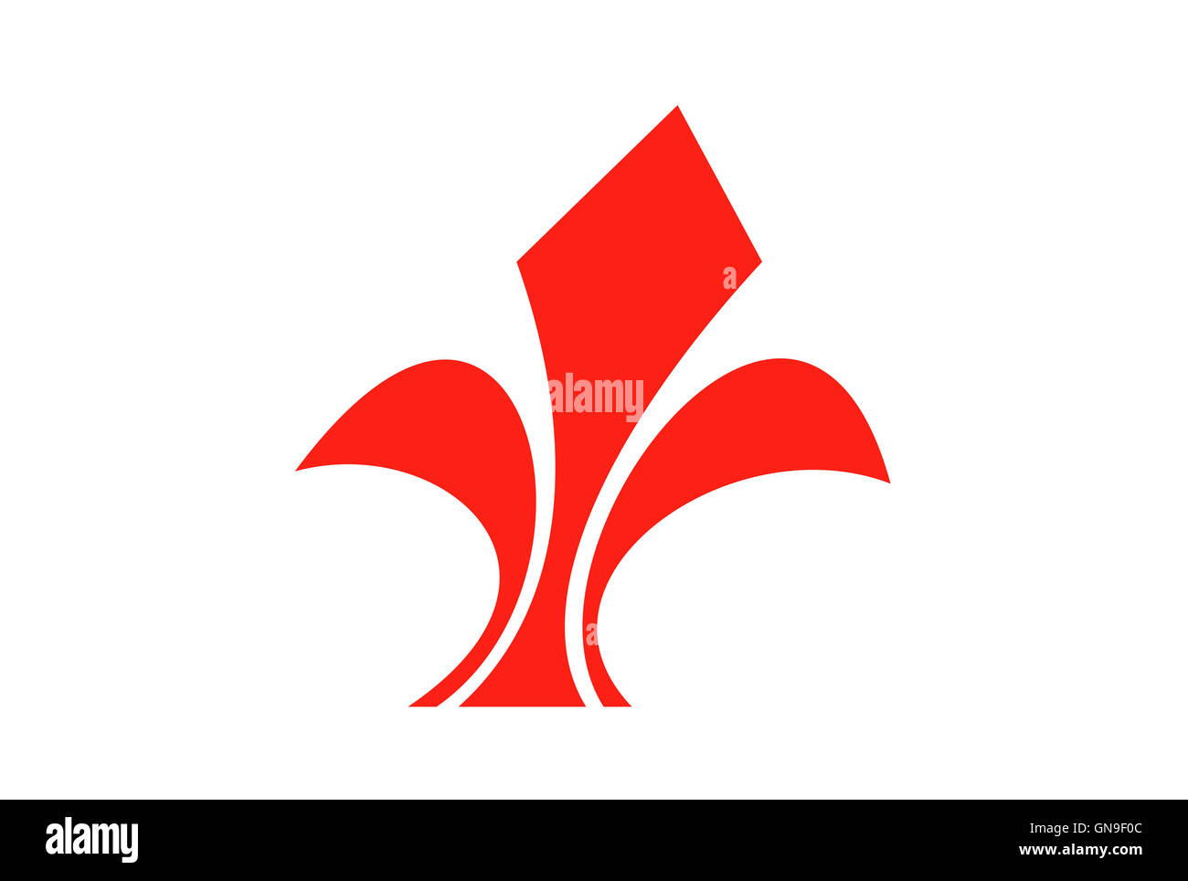 French city and french flag Cut Out Stock Images & Pictures - Alamy